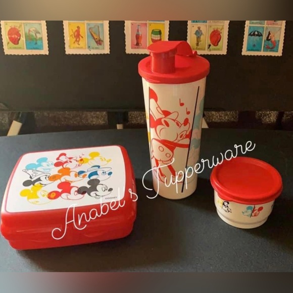 Kitchen | Mickey Mouse Tupperware Set | Poshmark